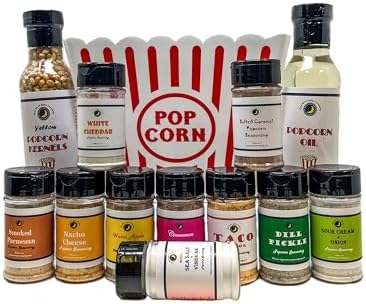 Amazon.com : Gourmet Popcorn Seasoning Variety Pack, All Natural (6 ...