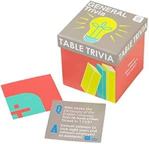 Amazon.com: Party Parade Table Trivia General : Toys & Games