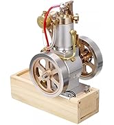 Amazon.com: Steam Engine Model with Boiler DIY Kit, SE-01 Full Metal ...