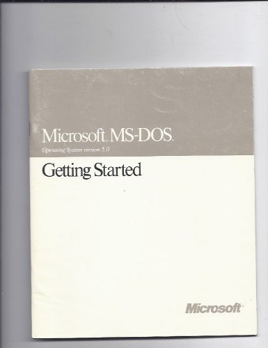 Microsoft MS-DOS Getting Started | Amazon.com.br