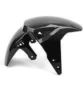 Amazon.com: Mokuo Motorcycle Carbon Fiber Front Mudguard Kit Fit for ...
