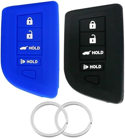 Amazon.com: 2Pcs for Acura Key fob Cover case,with Keychain fit MDX RDX ...
