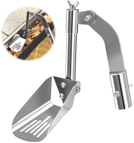 CAROD Home Gutter Cleaning Tool, Guard Gutter Cleaner Scoop, Stainless ...