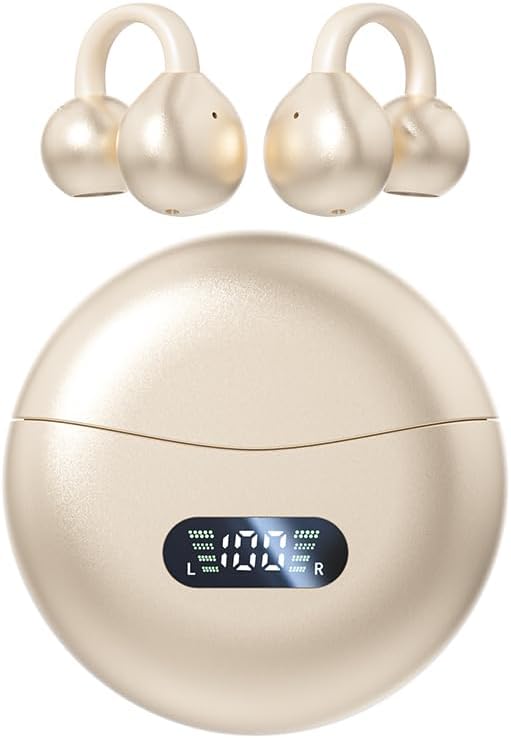 Amazon.com: Piluyaa Clip-on Earbuds,Open Ear Earbuds Wireless Bluetooth ...