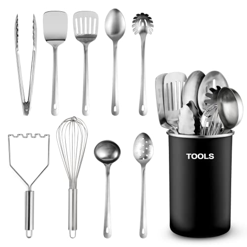 Top 10 Best Stainless Steel Cooking Utensils : Reviews & Buying Guide ...