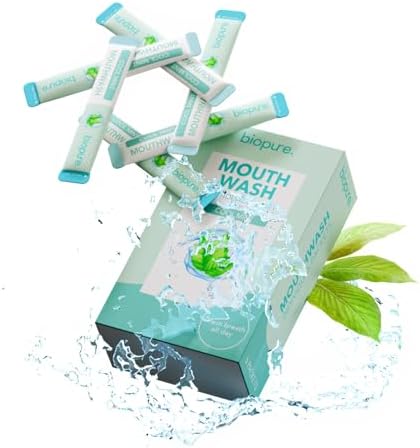 Amazon.com: Heigble 30 Pcs Travel Size Mouthwash Packets Bulk Mint ...