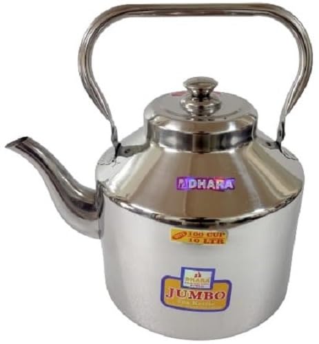 Big Large Jumbo Commercial Stainless Steel Tea Kettles (Gas + Induction ...