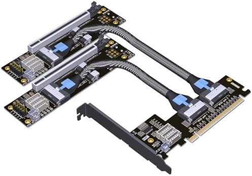 Amazon.com: PCIE x16 to x8+x4+x4 Splitter Adapter Card PCIE Expansion ...