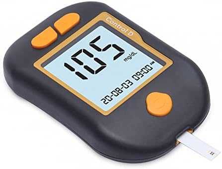 Control D Advanced Digital Diabetes Glucose Blood Sugar Testing Monitor ...