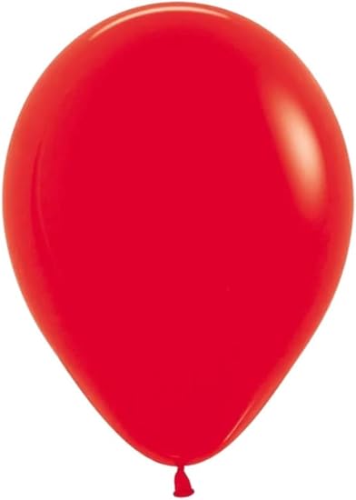 Amazon.com: SEMPERTEX 05" Fashion Red Sempertex Balloons (50 Count ...