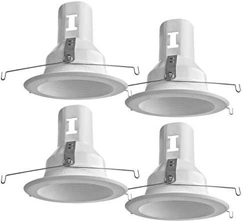 [6-Pack] PROCURU 6" Open Metal Ring Trim for Recessed Can Lights - for ...
