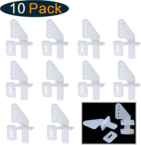 Amazon.com: 10 PCS 0.047x10.24" Steel Pushrods And 10 PCS Nylon 0.79x0 ...