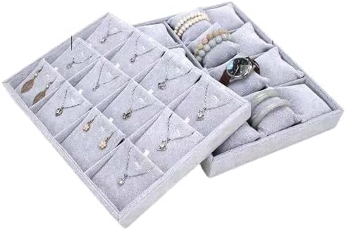 Arah Jewels Greay Velvet Wooden Chain Pendent Earring Card Jewelry ...