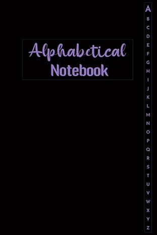 A to A Notebook A5: A-Z Lined Notebook With Alphabetical Tabs Printed ...