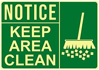 999Store office supplies sunboard keep area clean sticker signage sign ...