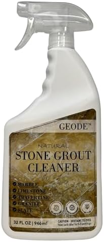 Amazon.com: Natural Stone Grout Cleaner, Safe for Marble, Travertine ...