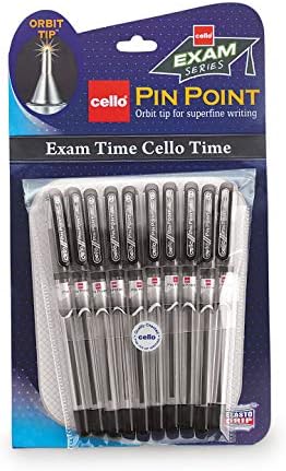 Cello Pinpoint Blue Lightweight Grip Ball Pens, Set of 10 | Best for ...