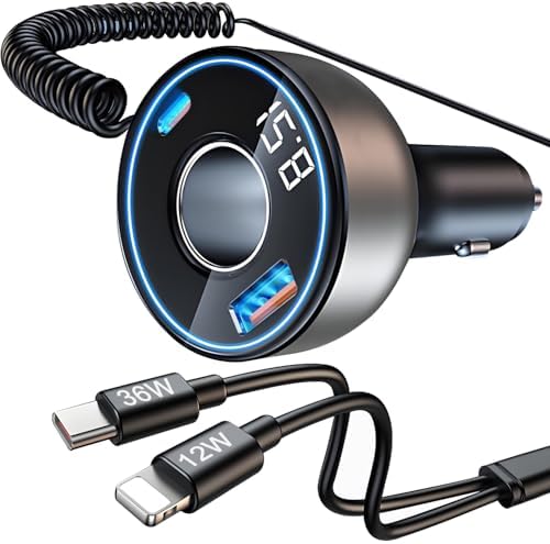 Amazon.com: 6 in 1 120W Multi-Function Car Charger Adapter, 3-Socket ...