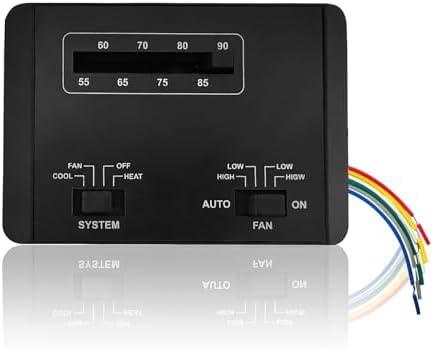 7330F3852 Thermostat Single Stage Heat and Cool Compatible with Coleman ...