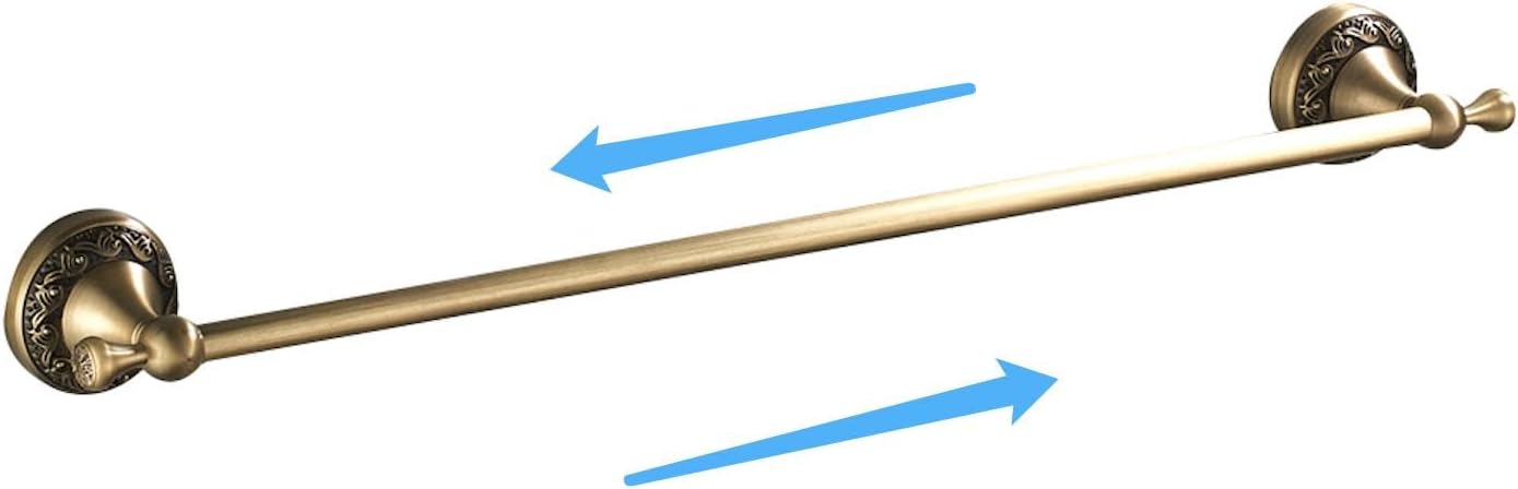 Amazon.com: Leyden Antique Towel Bar,Adjustable Towel Holder Rod Brass ...