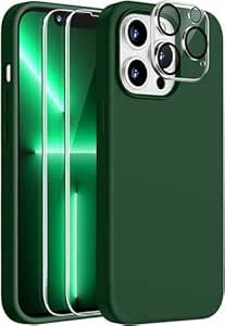 Dssairo [5 in 1 for iPhone 13 Pro Max Case 6.7 inch, with 2 Pack Screen Protector + 2 Pack ...