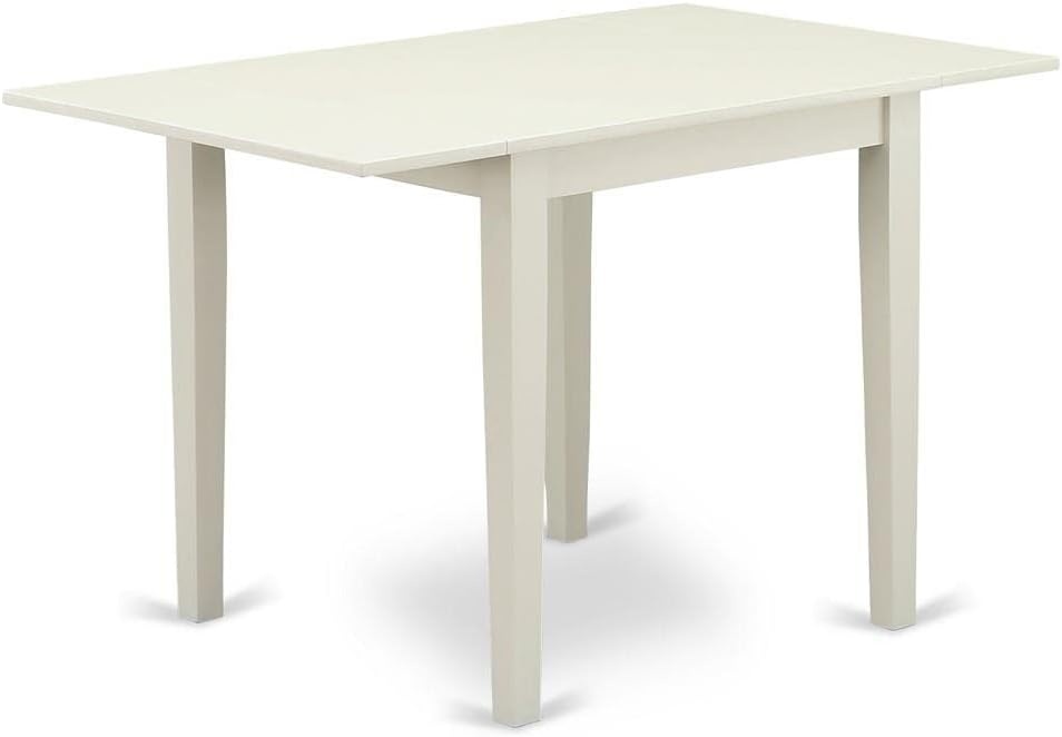 Amazon.com - IDS Home Modern Kitchen Dining Table with White Glass ...