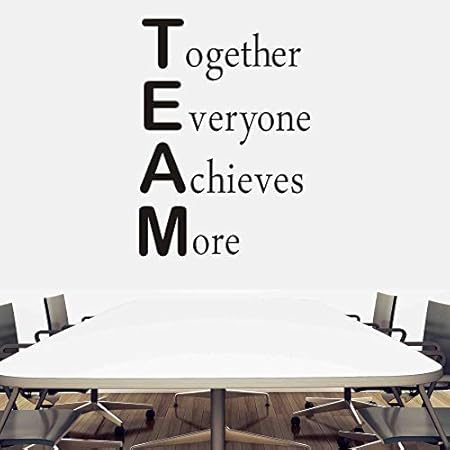 Amazon.com: Simple Expressions Arts Wall Vinyl Decal Team Together ...