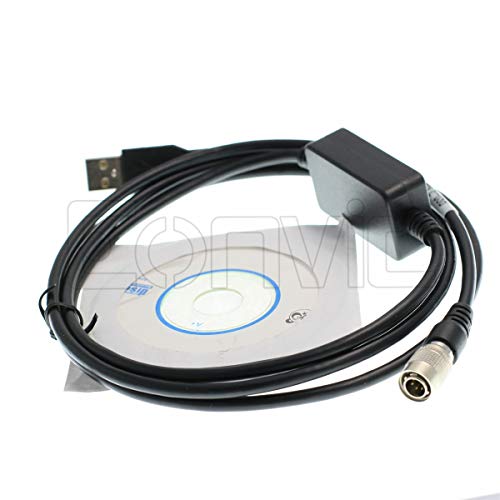 Eonvic Transfer Data Cable Hirose 6 Pin Male to USB for Trimble S6 S8 ...