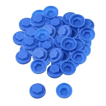 Amazon.com: Ypzxola 400 Pack Blue 8mm Roofing Screw Caps – Durable ...