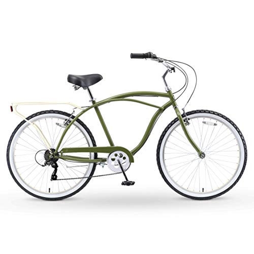 Snapklik.com : Sixthreezero Around The Block Mens Beach Cruiser Bike, 7 ...