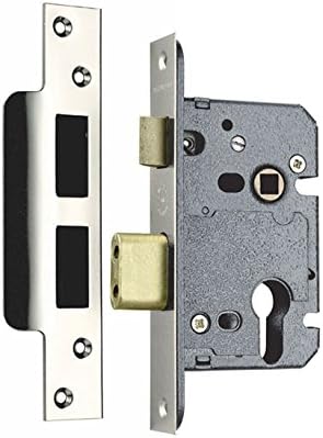 Euro Sash Lock Case with 57mm Backset in Satin Stainless Steel : Amazon ...