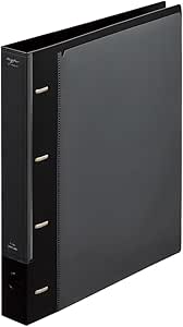 Amazon.co.jp: リヒトラブ myfa 推し活 4穴リング コレクションファイル A4 ジェットブラック F3300-24 : 文房具・オフィス用品