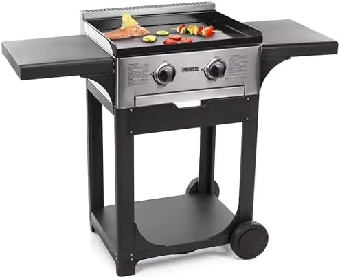 Princess Gasgrill Deluxe - Gas Grillwagen mit Pulverbeschichtung ...