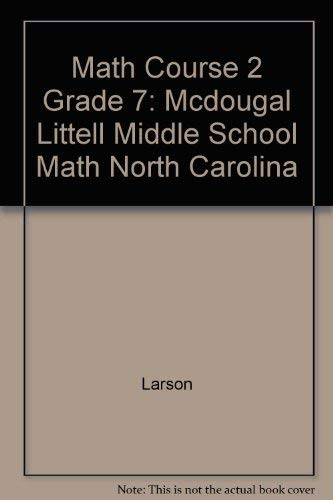 Amazon | Math Course 2 Grade 7: Mcdougal Littell Middle School Math ...