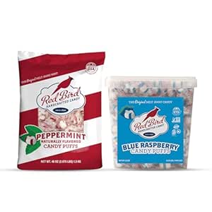 Amazon.com : Red Bird Peppermint 46 oz & Blue Raspberry 52 oz Tubs ...