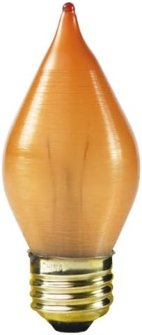 Litetronics LS-4716 - 25 Watt Light Bulb - C15 - Amber Silk - 6,000 ...