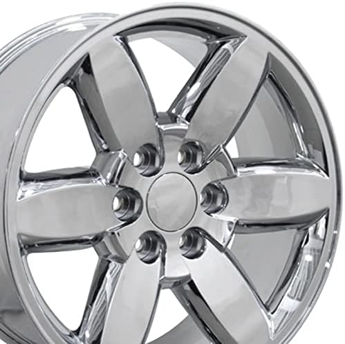 Amazon.com: OE Wheels CV94 20 Inch Rim Fits Silverado 1500 Style 6x139.7 20x8.5 Chrome ...