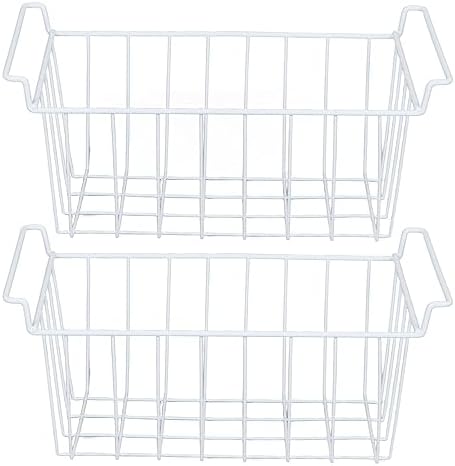 iSPECLE Chest Freezer Organizer - 4 Pack Stackable Freezer Baskets for ...