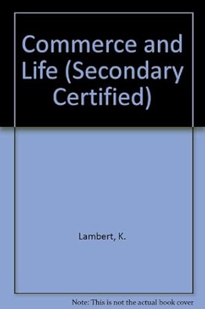Commerce and Life : Lambert, K.: Amazon.fr: Livres