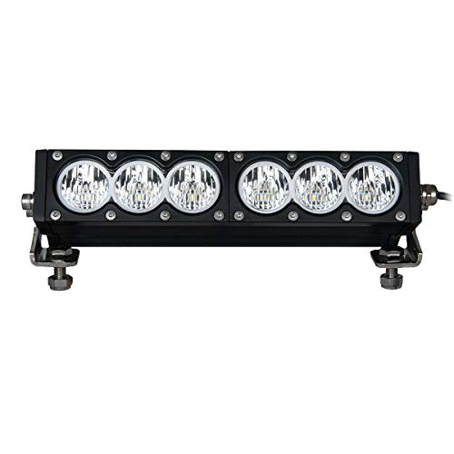Snapklik.com : Super Bright Off-Road LED Light Bar 10 Single Row, 6000K ...