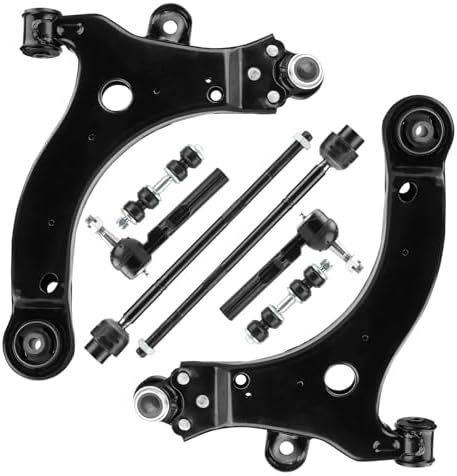 Amazon.com: Front Lower Control Arms w/Ball Joints Sway Bar End Links ...
