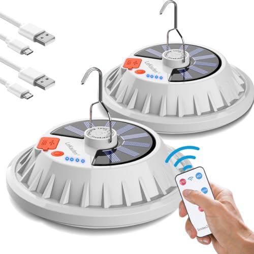 Amazon.com: Solar Camping Light - 4500LM Portable LED Camping Lantern ...