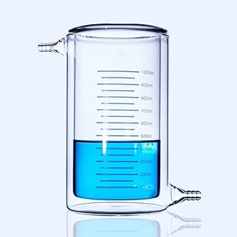 1pcs 50ml to 2000ml Double Layer Beaker Laboratory Jacketed ...