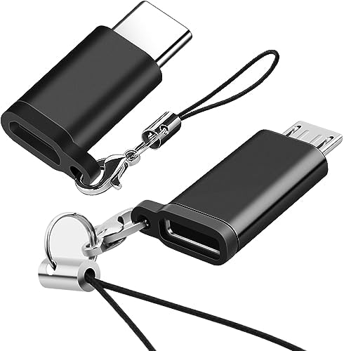 Amazon.com: USB C to Micro USB Adapter (2-Pack) Type C Female to Micro ...
