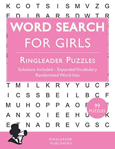 Word Search For Girls: 99 Super Fun Wordsearch Puzzles For Girls ...