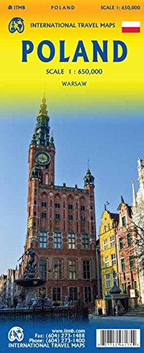 Poland Travel Reference Map 1:650,000: ITMB Publishing LTD ...