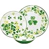 Amazon.com | UPware 12 Piece Shamrocks Melamine Dinnerware Sets ...