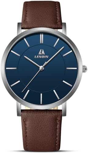LN LENQIN Mens Watches Watches for Men Analog Quartz Watch 30M ...