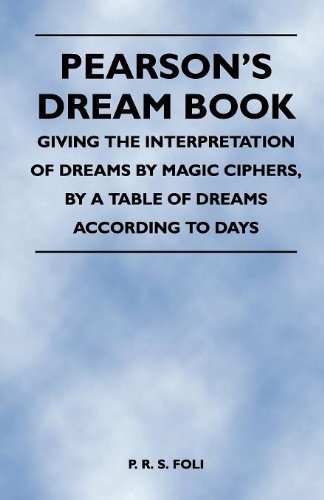 『Pearson's Dream Book - Giving the Interpretation of Dreams - 読書メーター