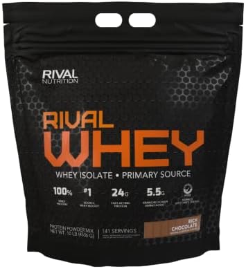 Amazon.com: Rival Nutrition Rival Whey- Rich Chocolate, 10lbs : Health ...